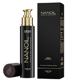 Nanoil :: natuurlijke oliën voor hoog poreus haar.